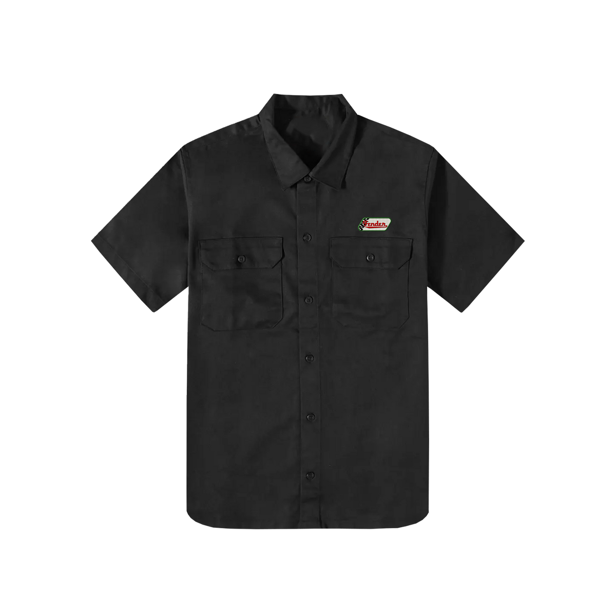 Sam Fender - Black Shirt with Sam Fender Badge. - Polydor Store UK