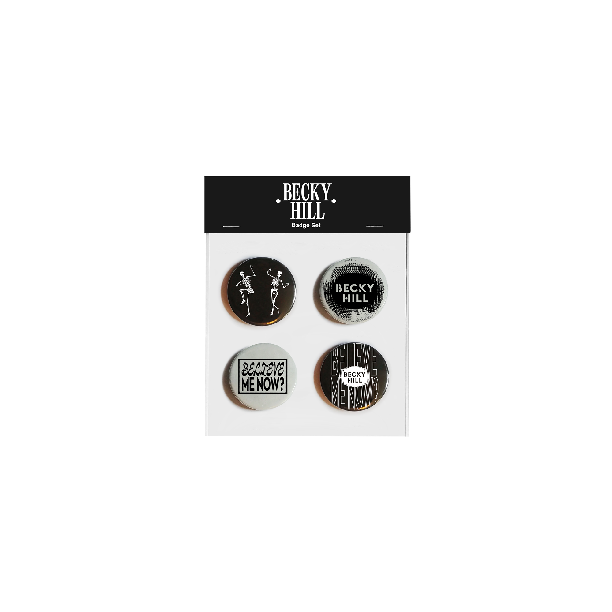Becky Hill Button Badge Set - Polydor Store UK
