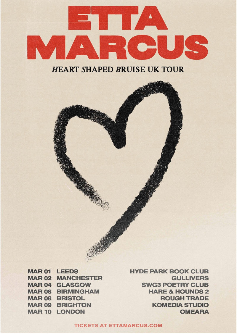 Etta Marcus Heart Tour Poster - Polydor Store UK