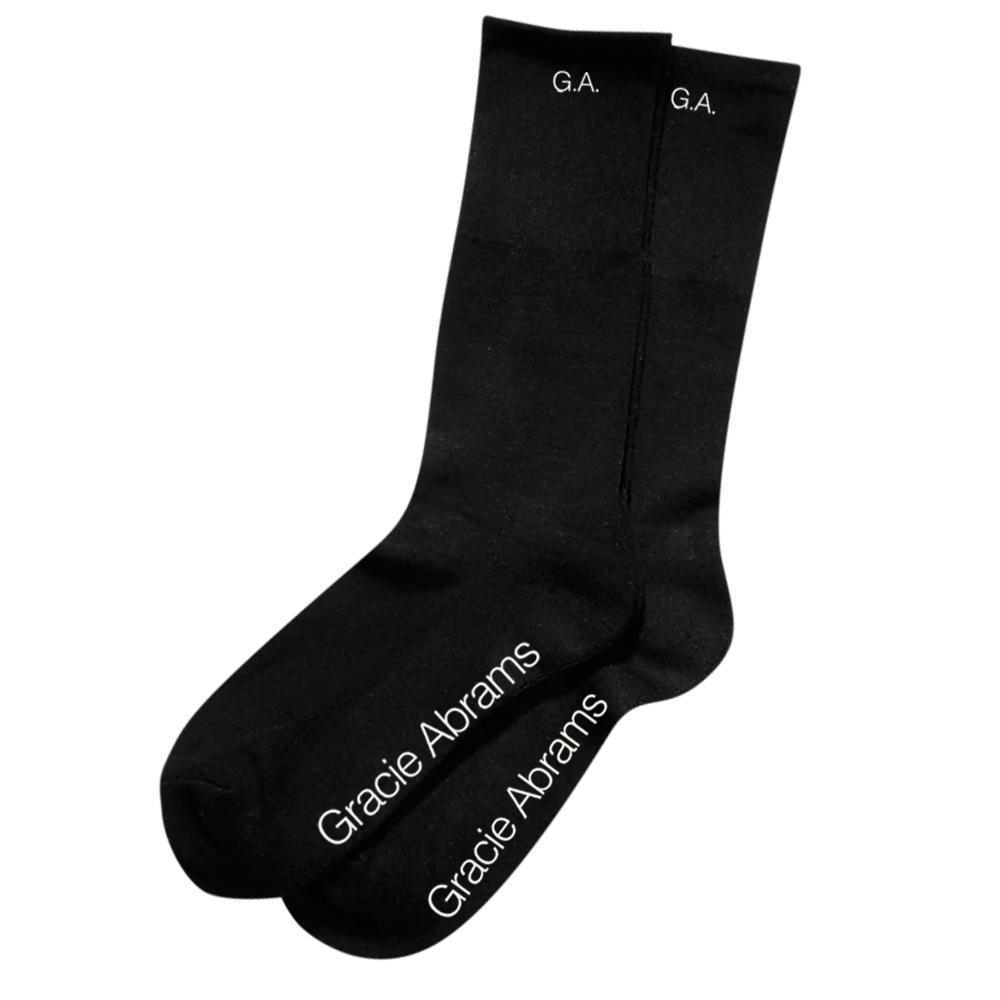 G.A. Initial Black Socks - Polydor Store UK