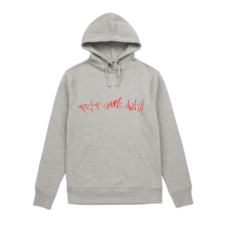 Rap Game Awful: Hoodie (Grey/Red) - Polydor Store UK